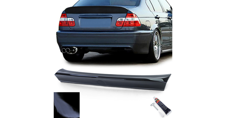 BMW E46 sedan lak fekete Ducktail csomagtartó spoiler toldat 52.000 Ft