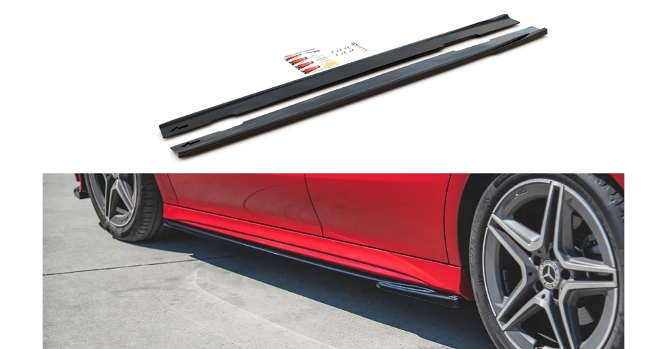 Mercedes CLA C118 Maxton Design matt fekete küszöb spoiler 98.000 Ft